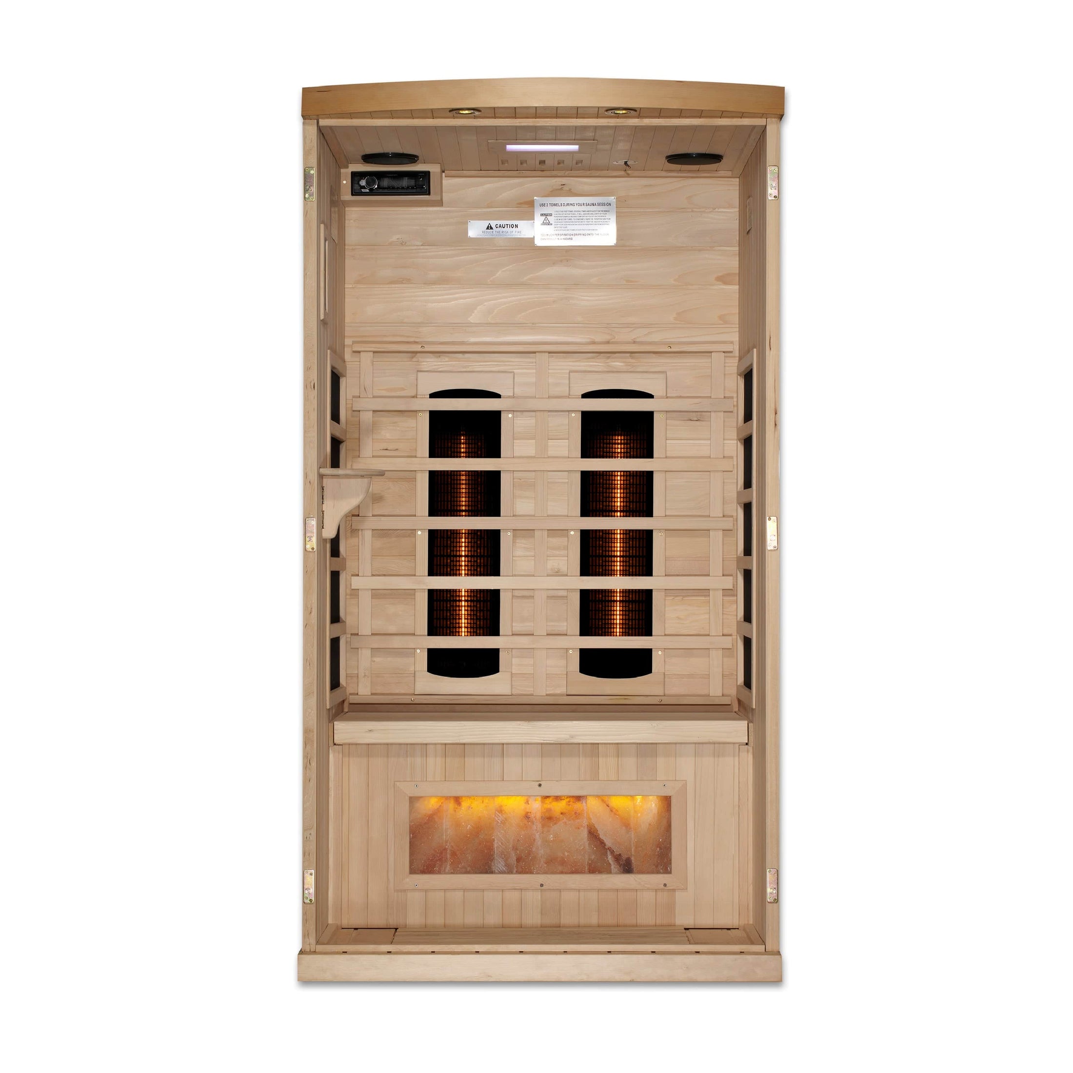 Golden Designs Reserve Edition 1-Person Sauna – eSteamed Saunas