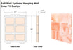 "Premium Pink Himalayan Salt Sauna Panels Easy Snap Design – eSteamed ...